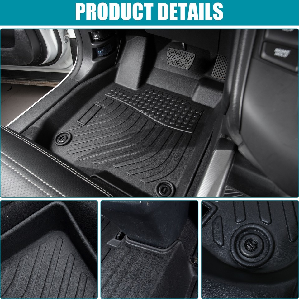 2013-2021 Nissan Pathfinder All Weather TPE Rubber Car Floor Mats 4PCS ...