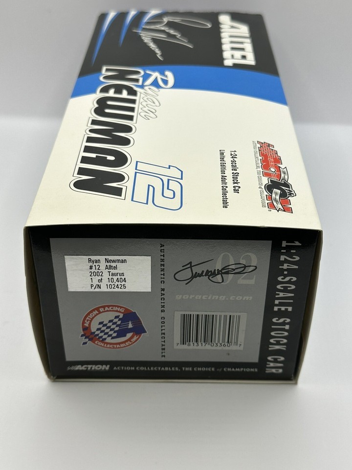 1:24 Scale Ryan Newman #12 Alltel Diecast Vehicle 2002 Action | eBay