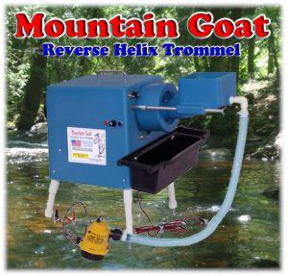 Mountain Goat Reverse Helix Trommel - Mini Gold Processing Plant. | eBay