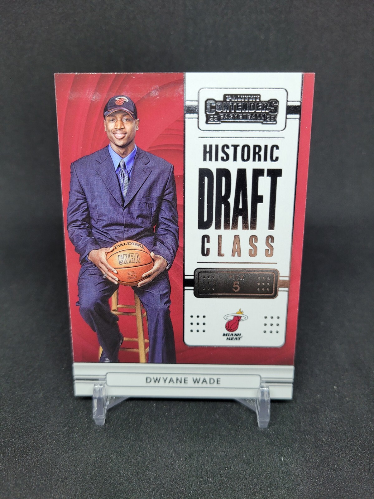 2022-23 Panini Contenders - Historic Draft Class Contenders #15 Dwyane ...