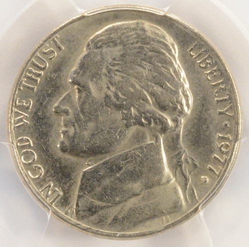 1977-D 5c Jefferson Nickel Split Collar Cud PCGS AU58 | eBay