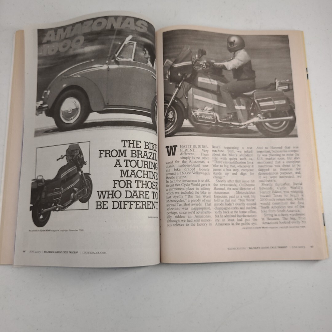 Walnecks Classic Cycle Trader Magazine June 2003 Motorcycle Classifieds ...