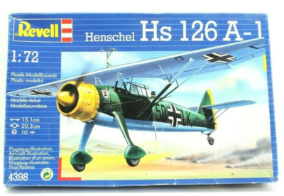 Revell 1/72 Henschel Hs 126 A-1 Model Airplane Kit (Open Box) | eBay