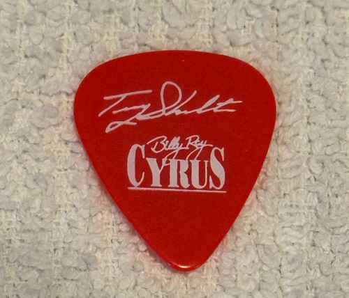 Billy Ray Cyrus Terry Shelton Signature Guitar Pick 1990s Tour Achy ...