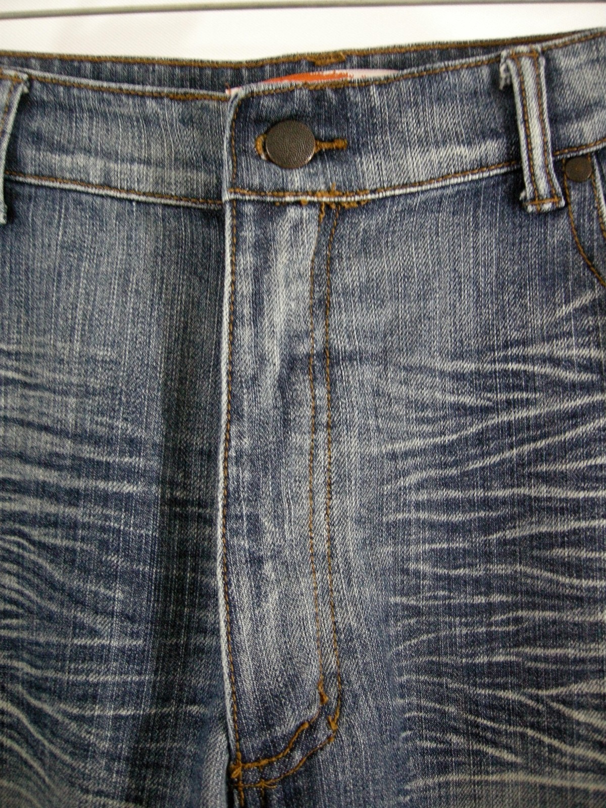 Jeans Distressed Apollo Rolled Up Cuff High Waist Fla… - Gem