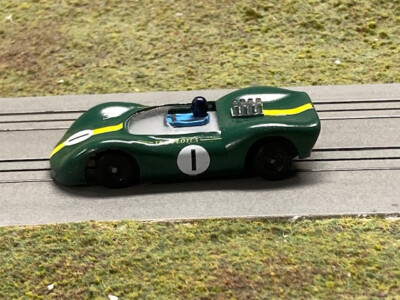 Aurora AFX Dash in-line Low Profile Chassis Jim Clark Lotus 30 tjet HO ...