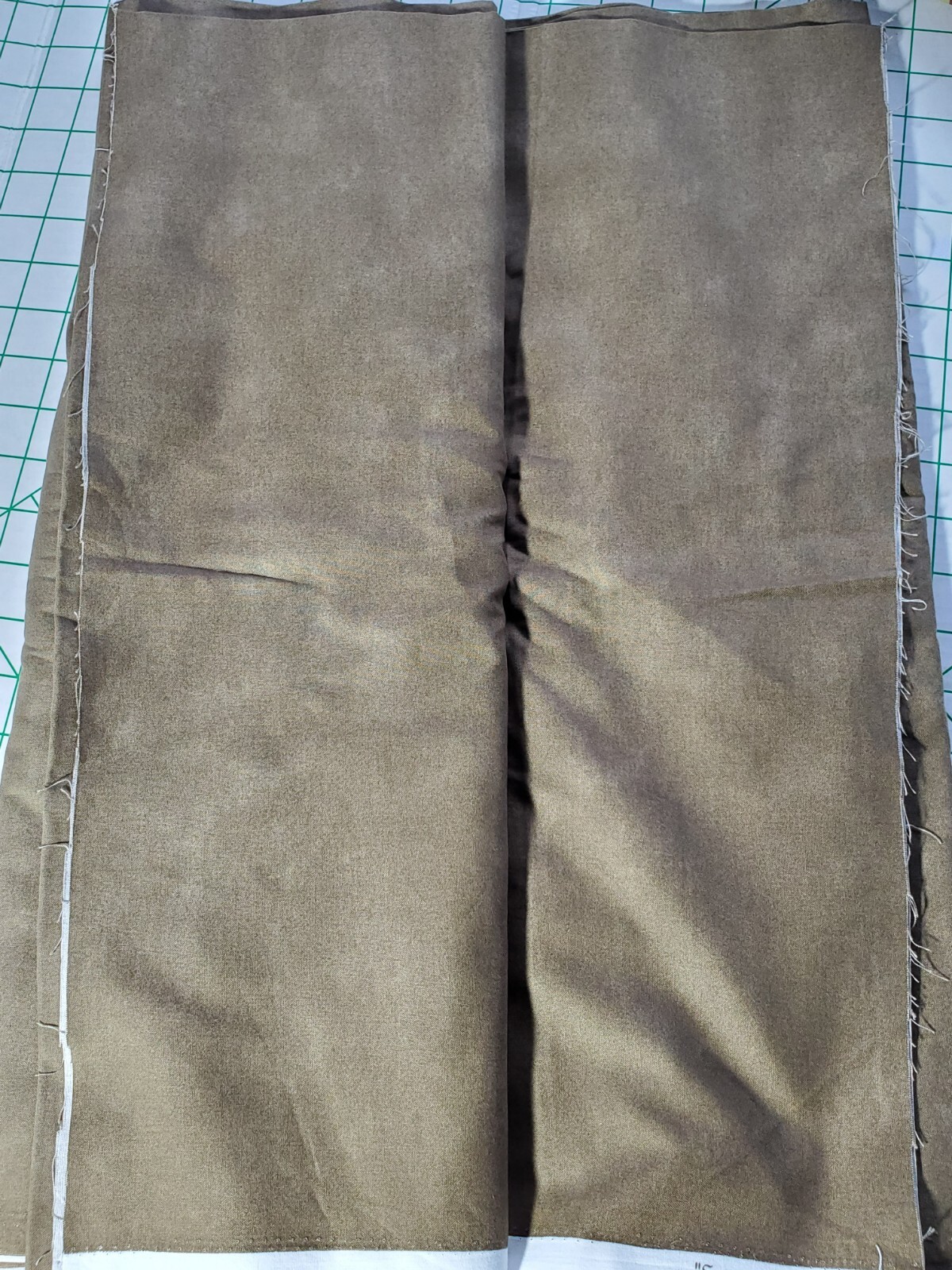 BTY 1 yd Olive Green Sewing Quilting Fabric Sentimental Journey By ...