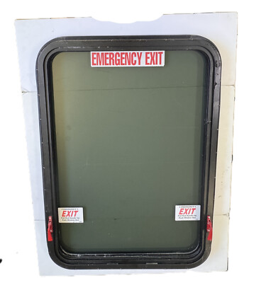 El Dorado Bus Window Emergency Framed 29x41 | eBay