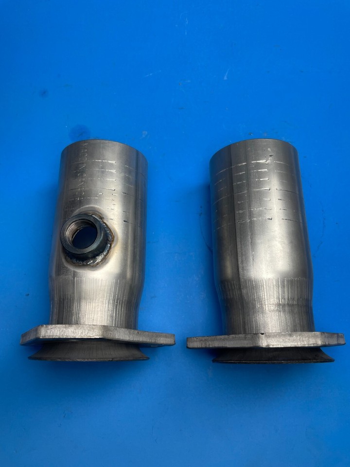 1987-95 Chevrolet V8 2.50" OD Outlet 3 Bolt Exhaust Manifold Down Pipe ...