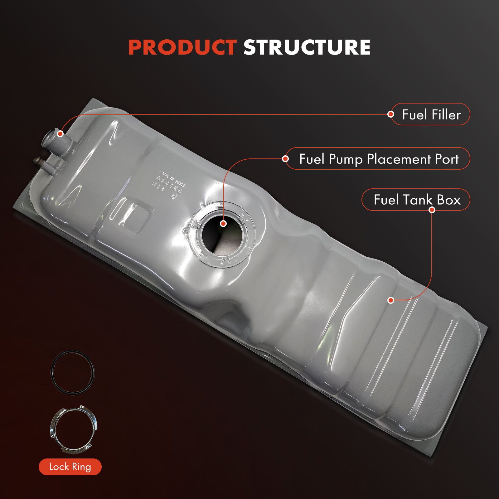 16 Gallons Fuel Tank for Chevy C10 C20 C30 K10 V20 GMC C1500 K2500 ...