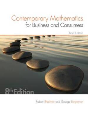 Contemporary Mathematics for Business & Consumers, Brief Edition - GOOD ...