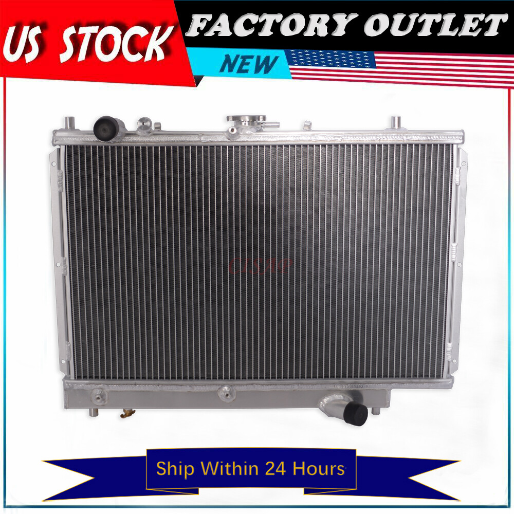 2Rows All Aluminum Radiator For Mazda 323 1990-1995/1990-1994 Protege 1 ...