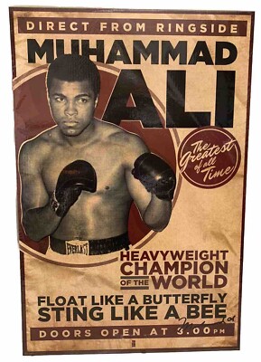 Muhammad Ali Vintage Look Boxing Poster 24x36 Poster NEW | eBay