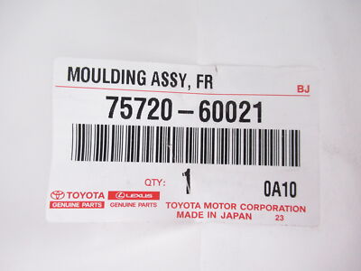 Genuine OEM Toyota Lexus 75720-60021 Driver Front Belt Molding Window ...