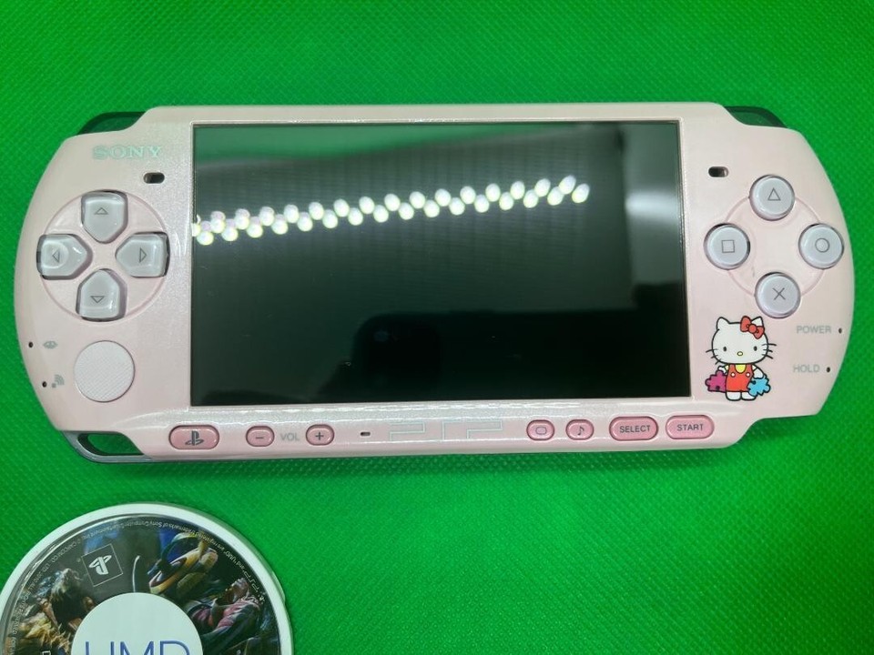 PSP 3000 Sony Blossom Pink Hello Kitty Shell Custom PlayStation Japan ...