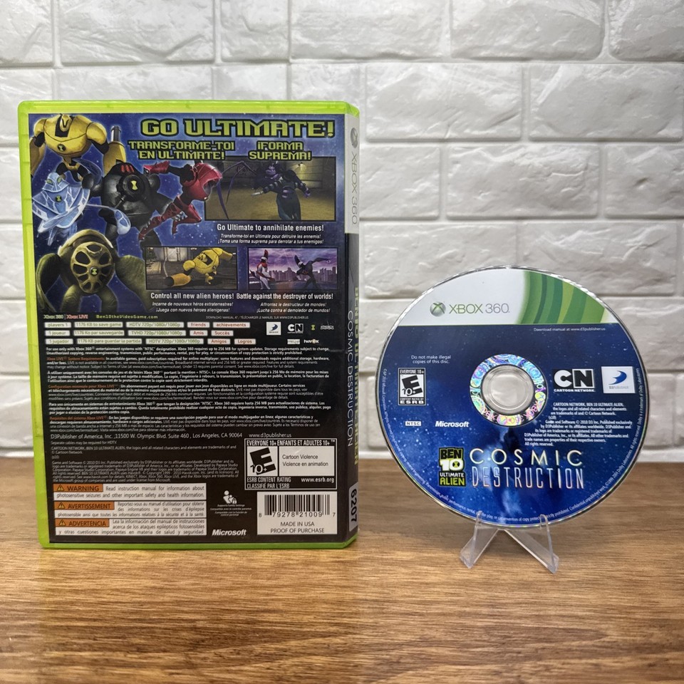 Ben 10: Ultimate Alien Cosmic Destruction (Microsoft Xbox 360, 2010 ...