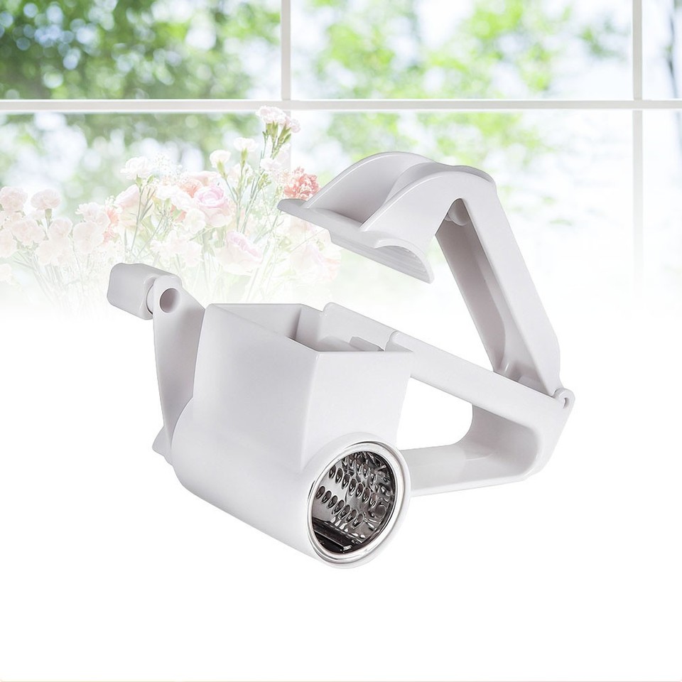 Cheese Shredder Plastic Rotary Cheese Grater Cheese Cutter and Slicer ...
