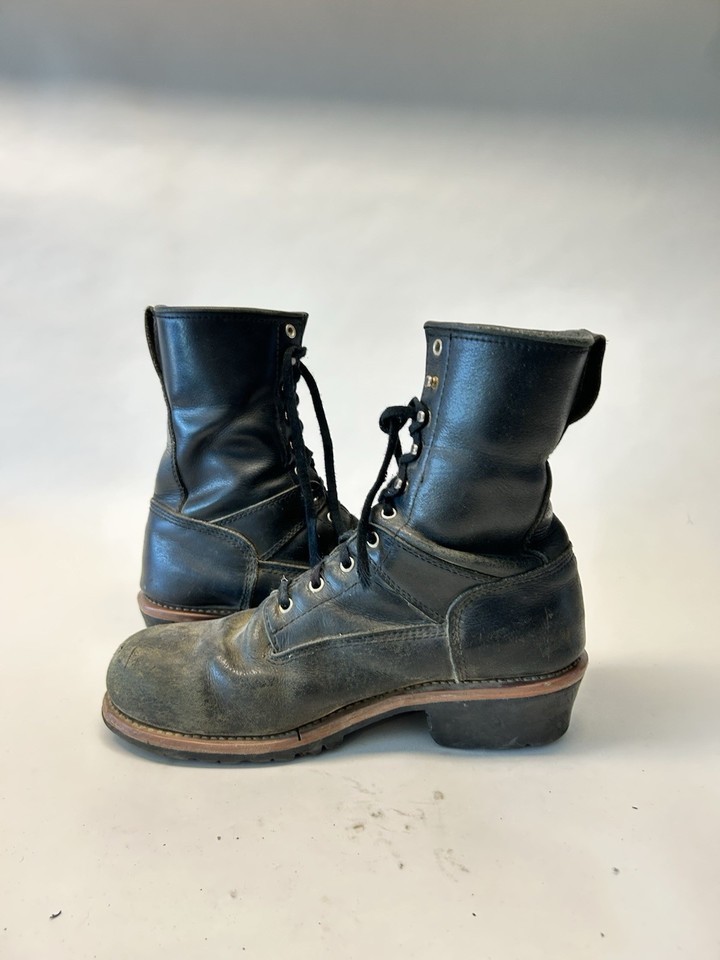Men’s Vintage Logging Boots Size 12 | eBay