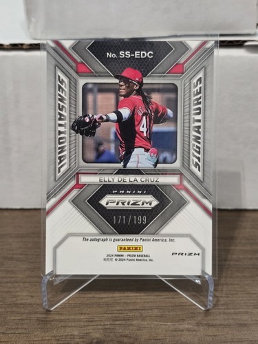 2024 Panini Prizm Elly De La Cruz Sensational Signatures Prizm Auto ...
