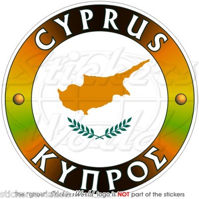 CYPRUS Cypriot Cyprian 100mm (4") Vinyl Bumper Sticker, Decal | eBay