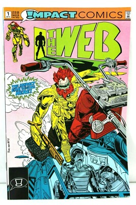 The Web #1 Impact Era Begins Here 1991 Comic Impact DC Comics F-/F | eBay