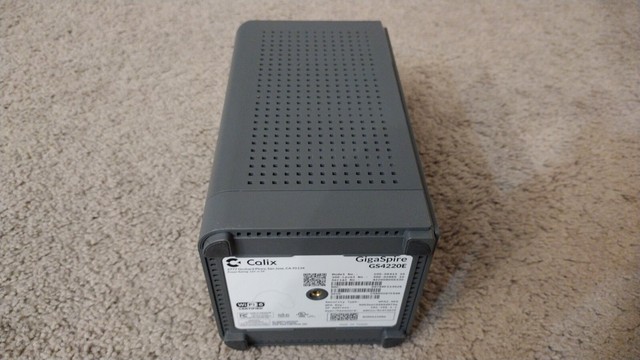 Calix GigaSpire GS4220E 100-05413 - unit only - no power cord for sale ...