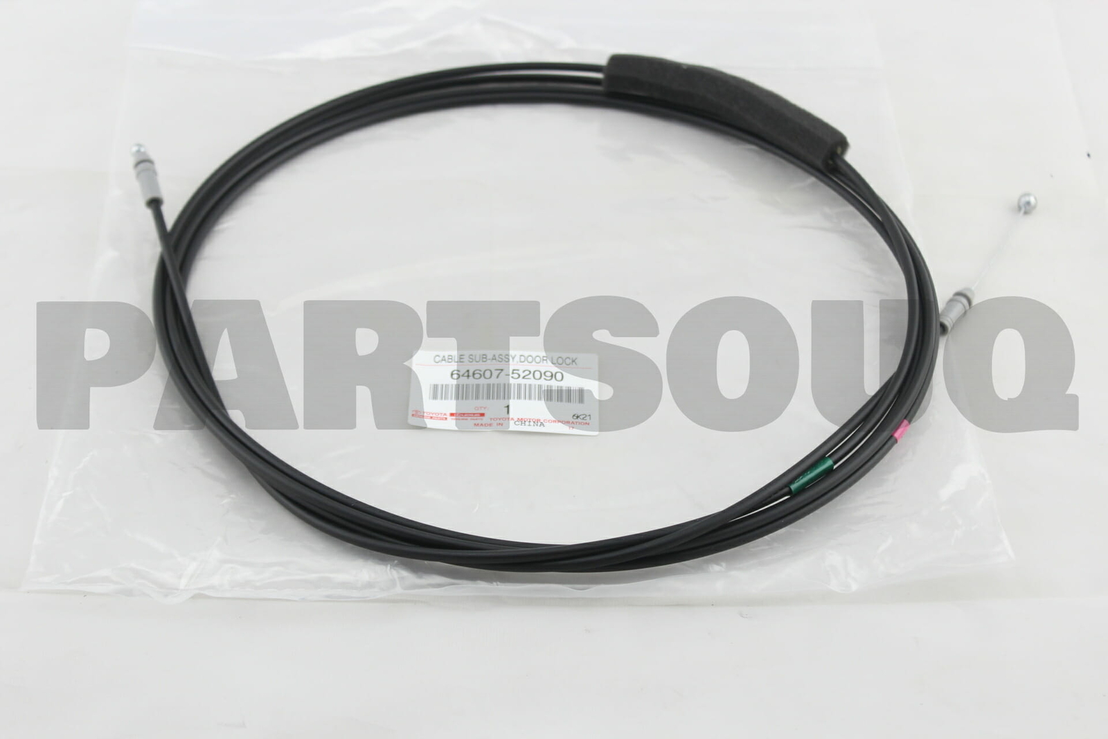 6460752090 Genuine Toyota CABLE SUB-ASSY, LUGGAGE DOOR LOCK CONTROL ...