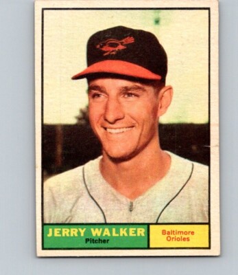1961 TOPPS BASEBALL #85 JERRY WALKER MID GRADE NH | eBay