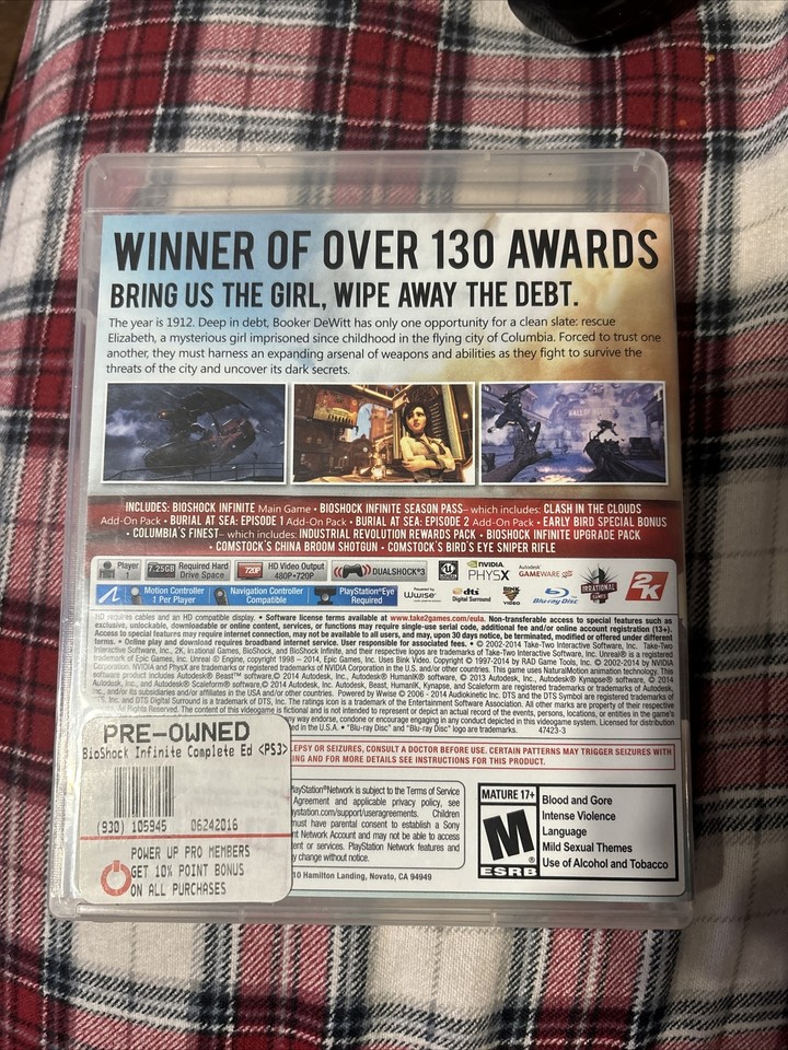 BioShock Infinite Complete Edition, Signed By Courtney Draper/Elizabeth ...