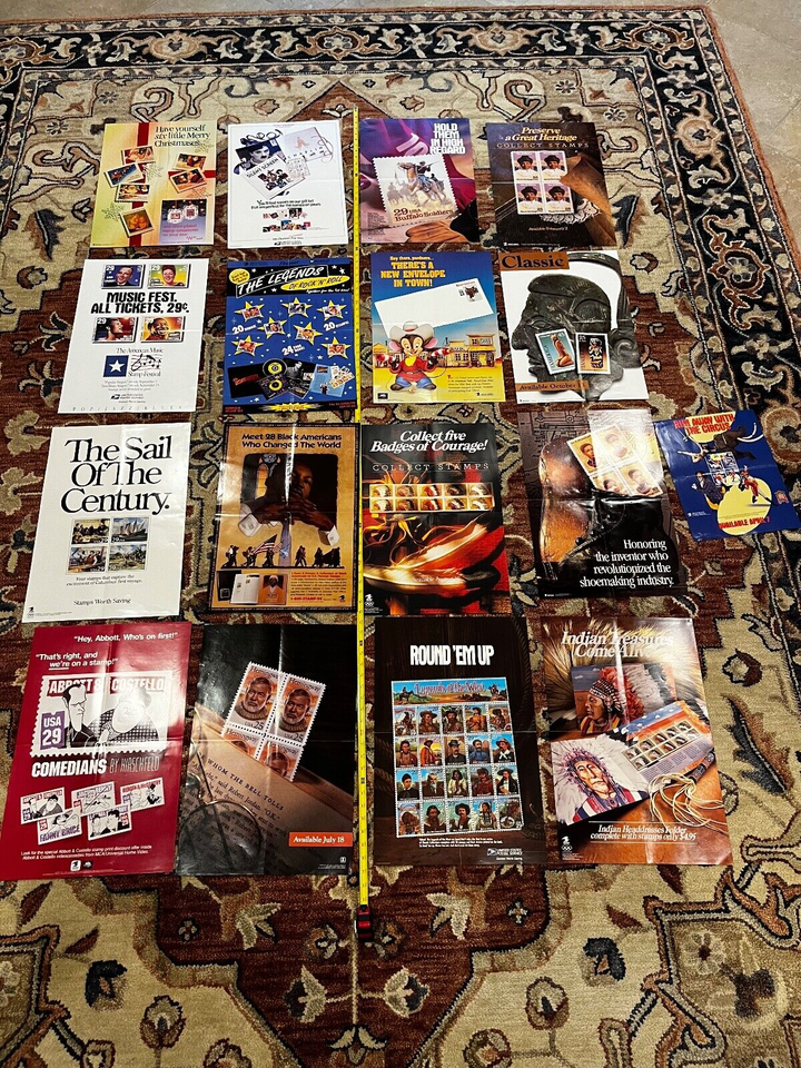 USPS Office Bulletin 41 Posters FAMOUS PEOPLE !! | eBay