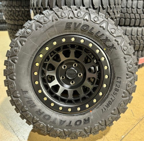 4) 17x9 Black Rhino Primm Wheels Rims 33" MT Tires 6X5.5 Toyota Tacoma ...
