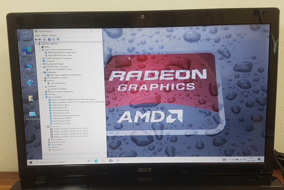 17" Gaming Acer Aspire 7750G Intel i5 2,9GHz 6GB/256GB SSD HDMI Radeon ...