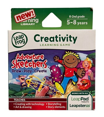 LeapFrog LeapPad Adventure Sketchers Draw, Play, Create Creativity ...
