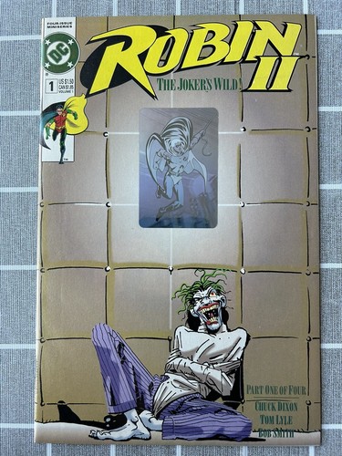 Robin II Issue#1, NM, Never Opened! Joker Cover, Holographic Card | eBay