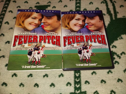 Fever Pitch - Drew Barrymore, Jimmy Fallon (DVD w/dust cover & inserts ...