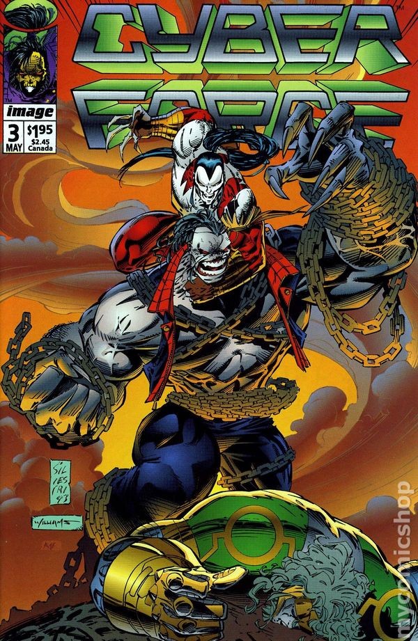 Cyberforce #3 VG 1993 Stock Image Low Grade | eBay
