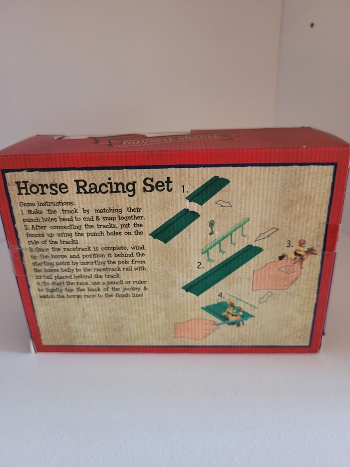 a Peers Hardy Retro Games Wind Up Horse Racing Set | eBay UK