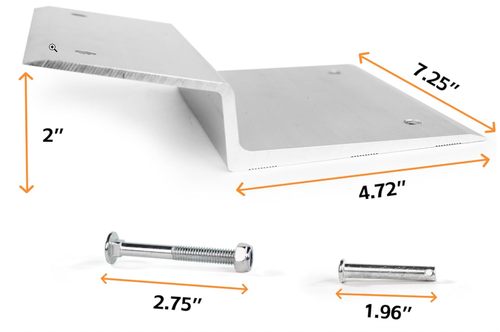 2-Set Tooling Truck and Trailer Loading Ramp Kit, 8 Inch Aluminum Ramp ...