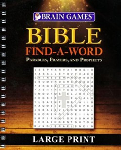Brain Games Bible Find-A-Word: Parables, Prayers, and Prophets, Large ...