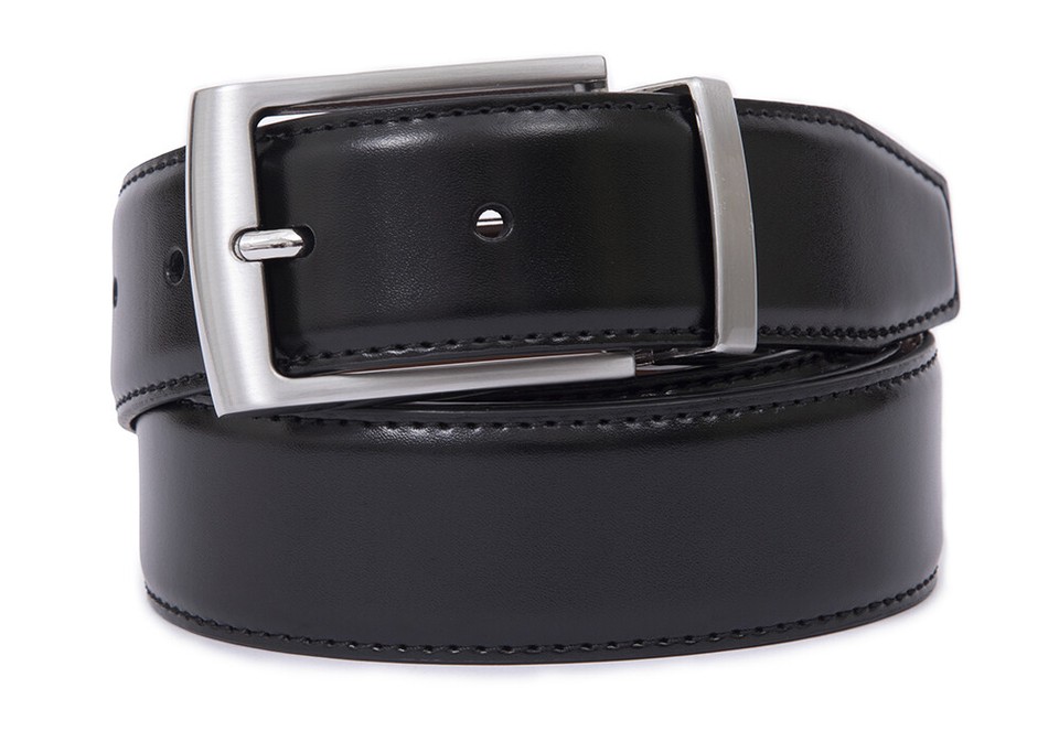 Men's Genuine Leather Belt with Double-sided Reversible Belts for Men 1 ...