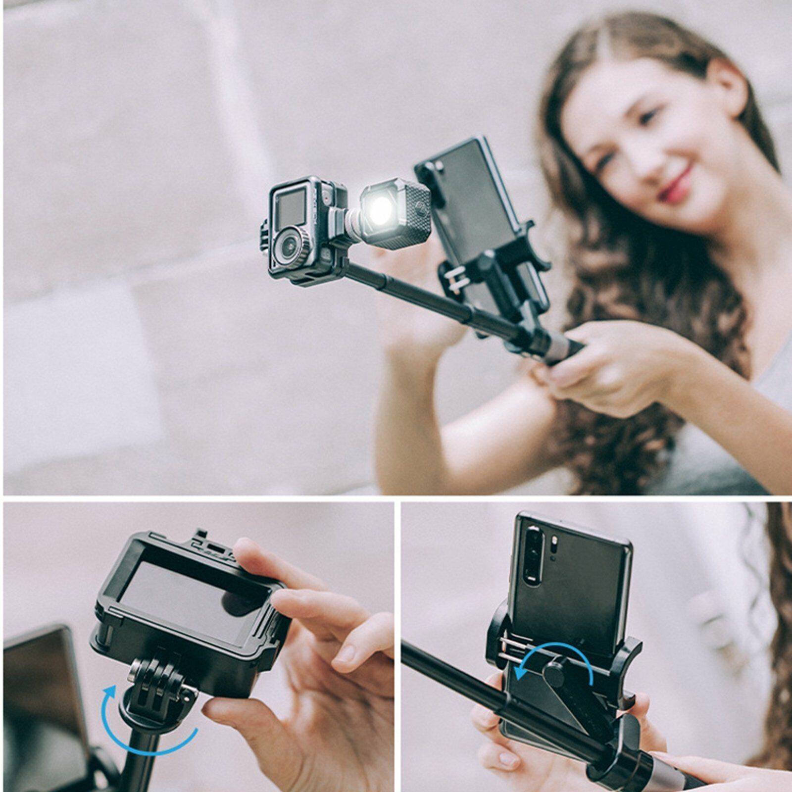 PGYTECH Extension Pole Tripod Selfie Stick For Insta360 One X / DJI ...