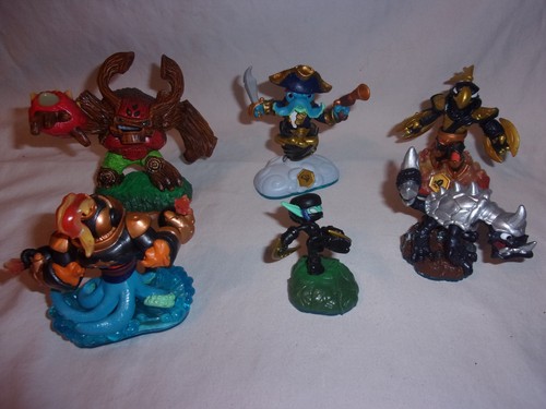 Six Skylander Figures Activision Universal Character Figures 2" - 4 ...