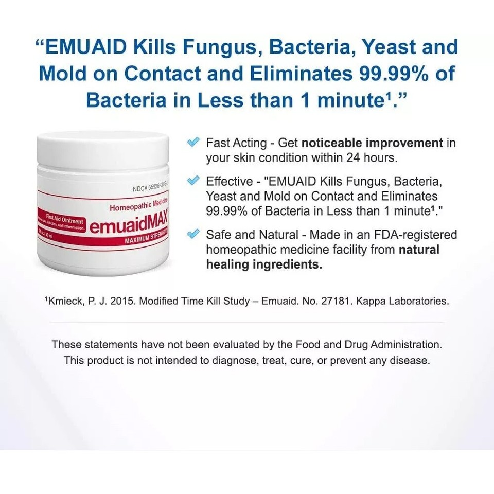 EMUAID Max First Aid Ointment - 2 Ounces | eBay