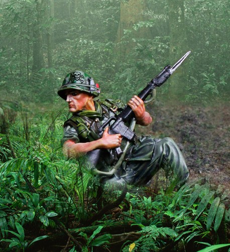 COLLECTORS SHOWCASE VIETNAM WAR CS00949 U.S. MARINE FORWARD OBSERVER ...