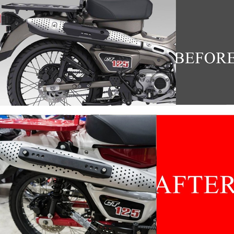 For Honda CT125 Trail 125 Hunter Cub 2020-2024 BLACK Exhaust Heat ...