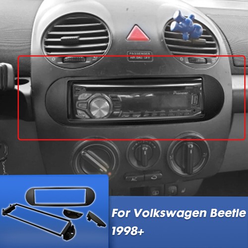 For 1998-2010 Volkswagen Beetle Car Radio Stereo Single DIN Dash Panel ...