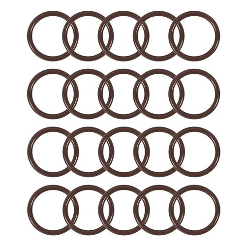 20pcs Rubber O-Rings 23mm OD 18mm ID 2.5mm Width Metric FKM Sealing ...