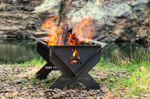The Ultimate XL TimberWolf Fire Pit, flat packable 5mm au steel | eBay ...
