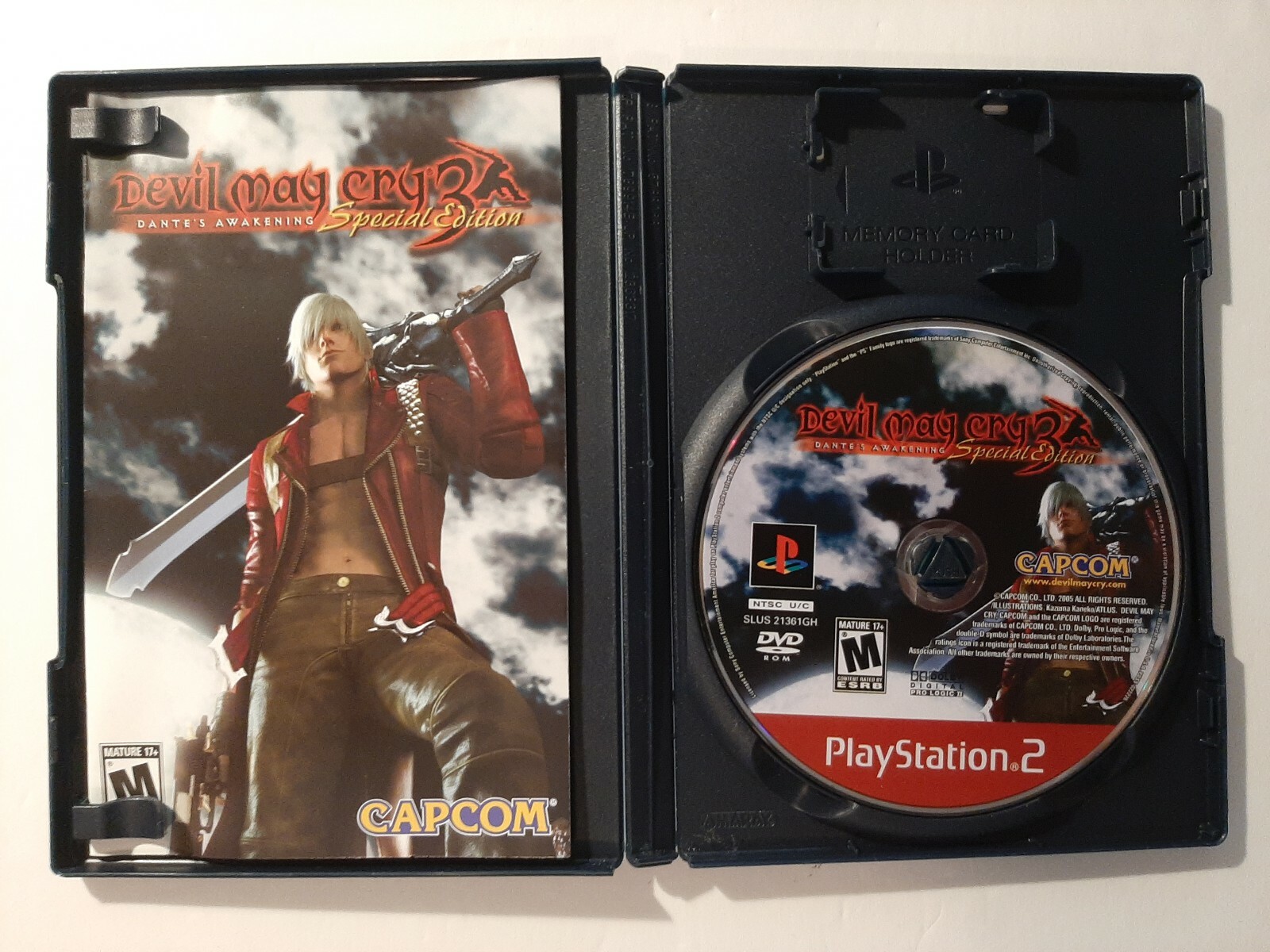 Devil May Cry 3: Dante's Awakening (Special Edition) Playstation 2 PS2 ...