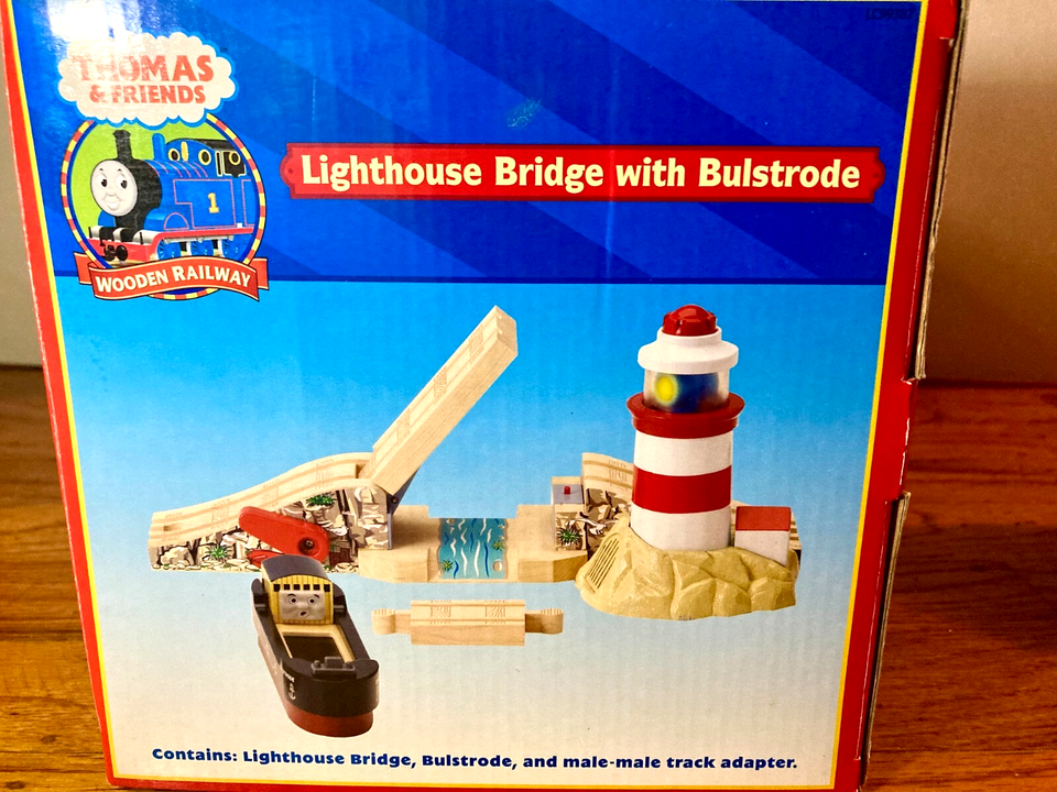 Thomas & Friends Wooden Railroad Lighthouse Bridge w/ Bulstrode IN ...